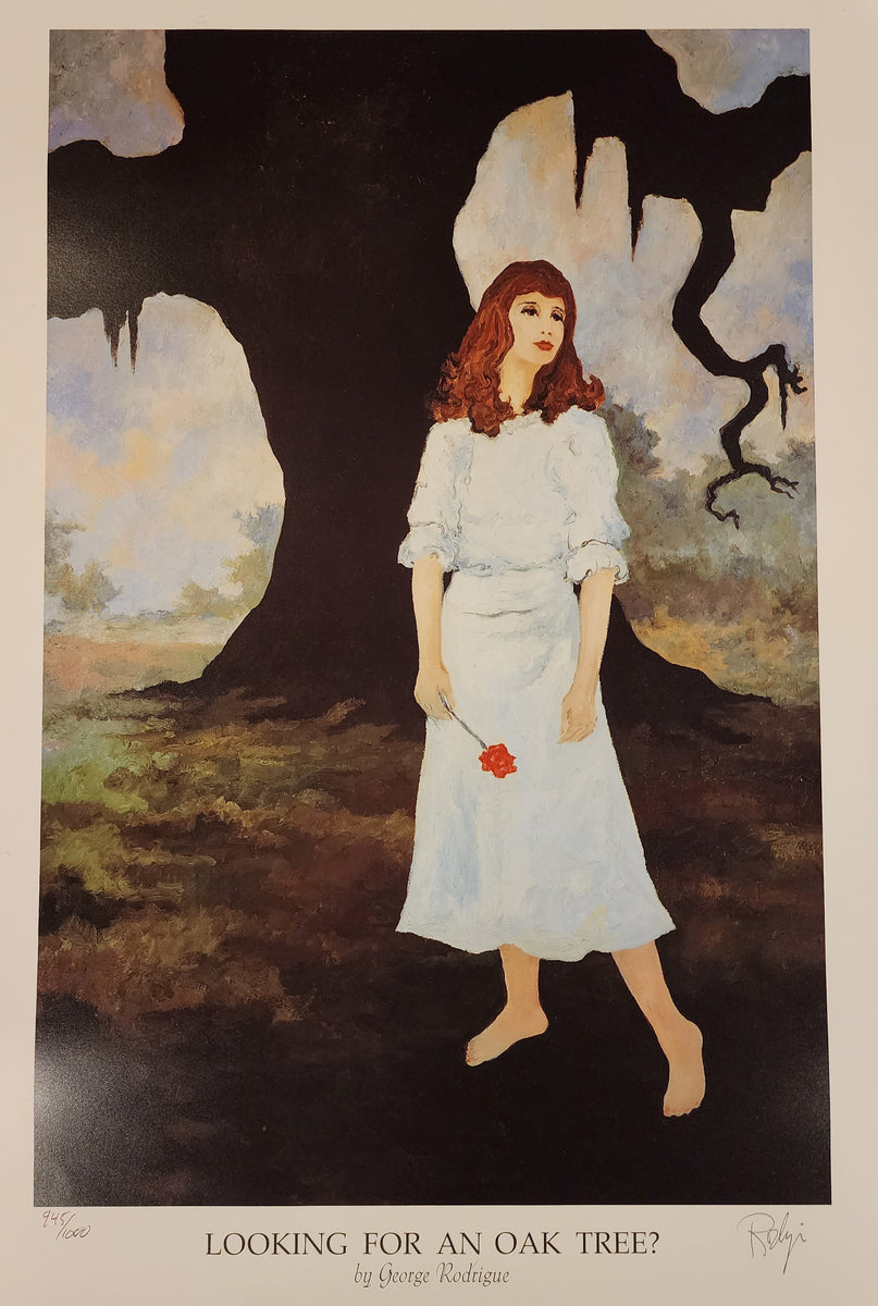 "Looking For An Oak Tree" by George Rodrigue, Signed – Geaux Art